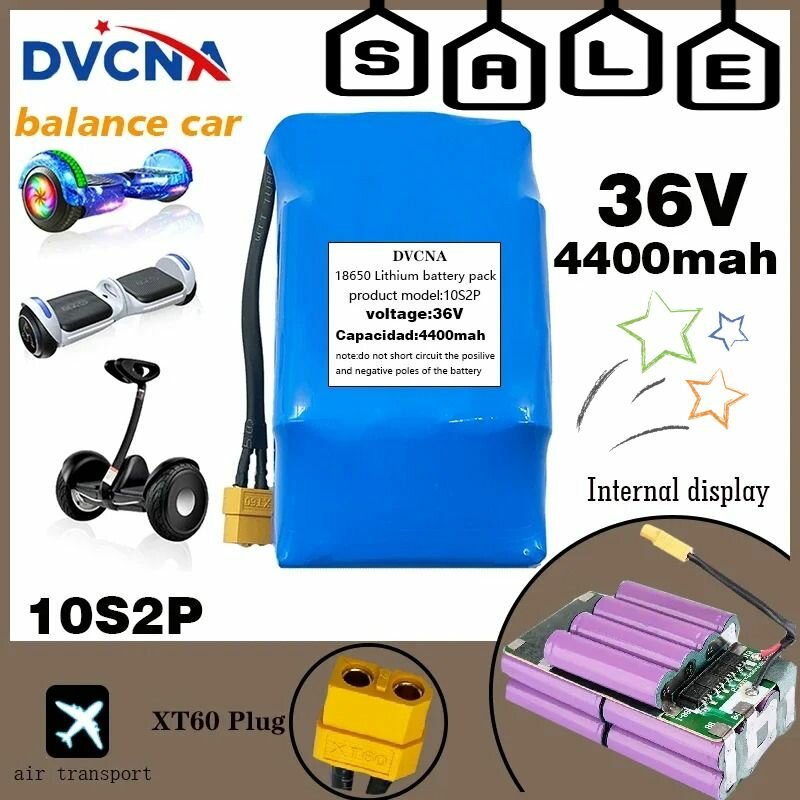 Новый 10S2P 36V 4400mah18650 литий - ионный аккумулятор для балансировочных автомобилей литиевые батареи балансировочный аккумулятор 36V 4400mah 10S2P 18650