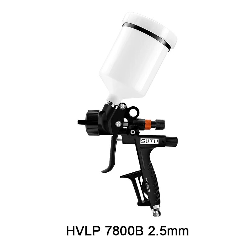 Пневматический краскопульт SUTU HVLP 7800 с соплами 1.3/1.4/1.7/1.8/2.0/2.5 мм