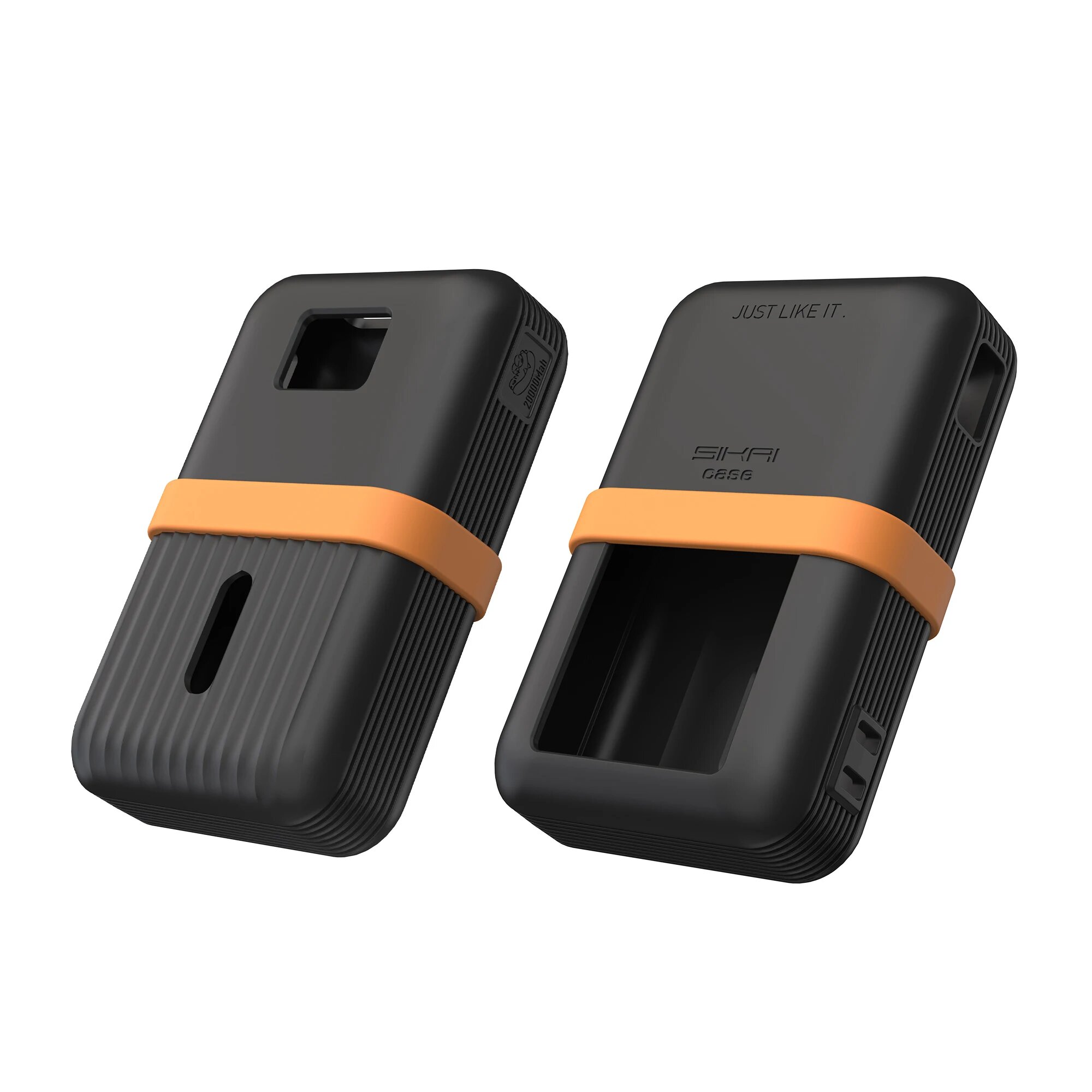 Силиконовый Защитный Чехол Для Портативного Зарядного Устройства Anker Power Bank 20000mAh Black