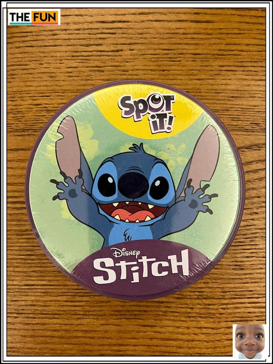 Настольная игра Доббль/ Дубль Spot it! Stitch- отличное развлечение для всей семьи и забавный подарок на !