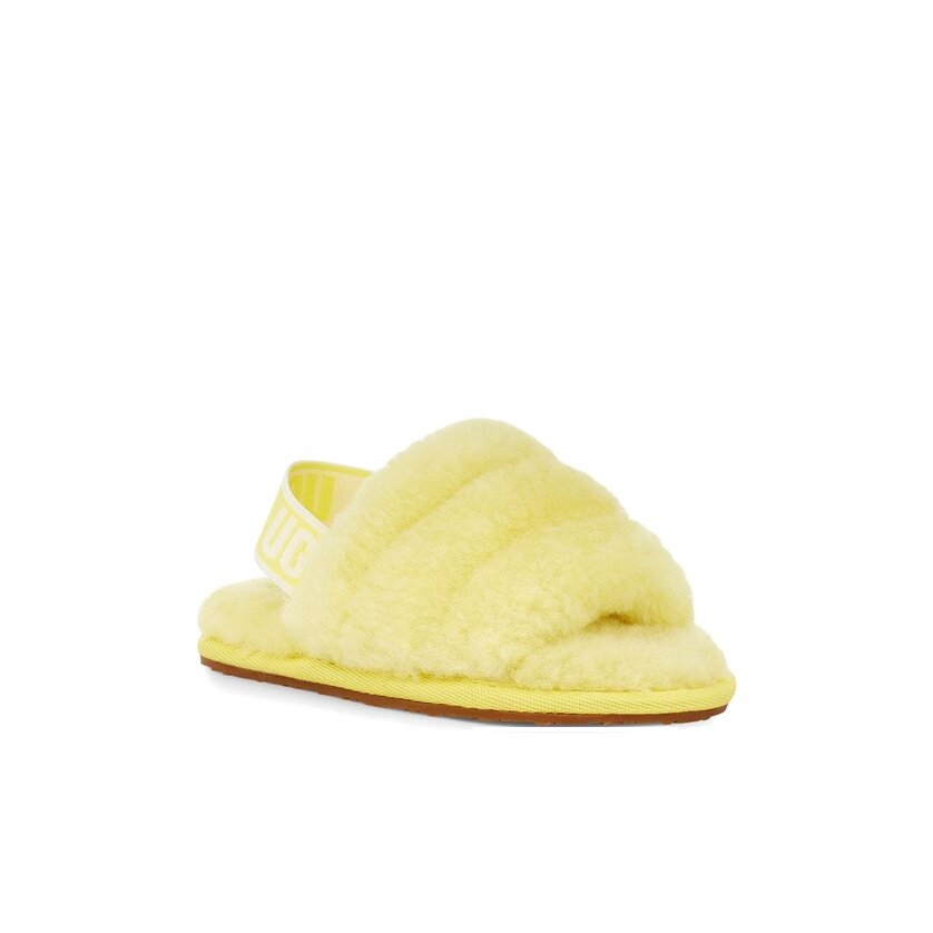 Босоножки UGG FLUFF YEAH, размер EU 28,5 стопа (17.5CM), Желтый — фото 1