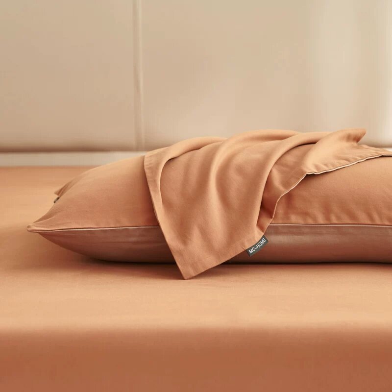 Наволочки MUJI, чистый хлопок, стираный хлопок, пара наволочек, 48смx74см, защита для одной подушки. 48 см x 74