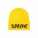 Шапка Supreme для мужчин, размер OneSize, Желтый