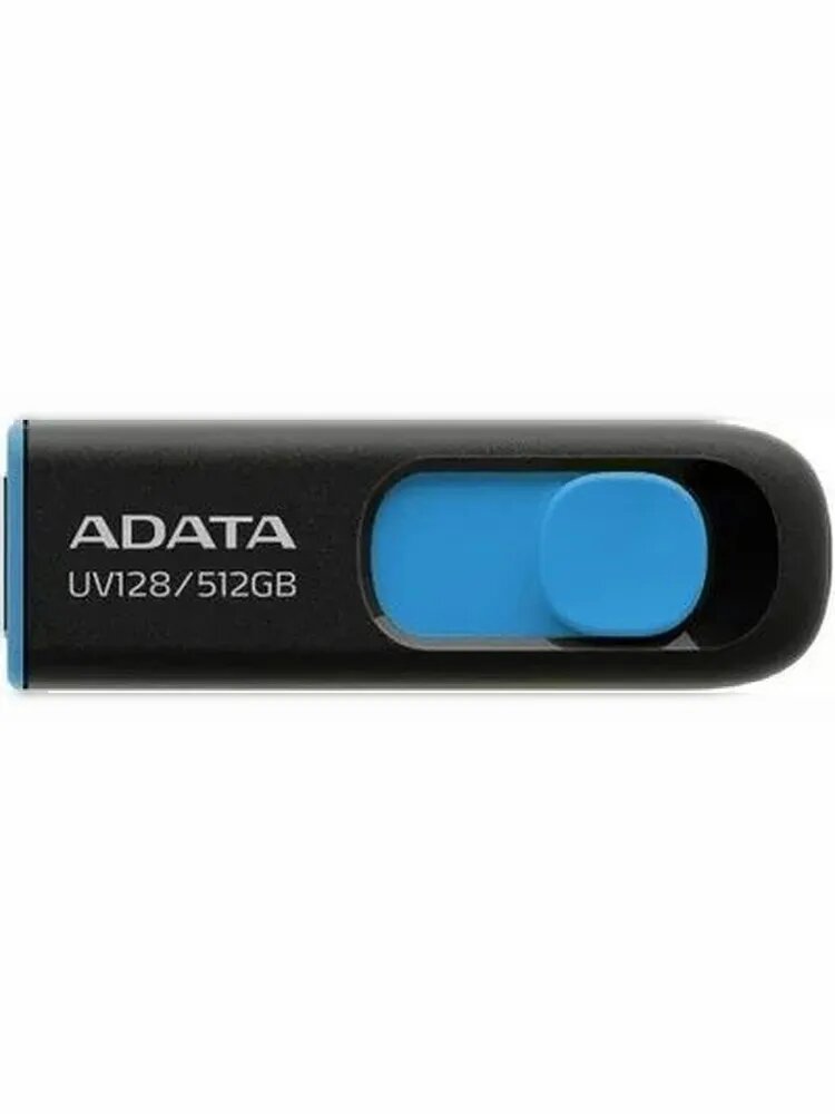 ADATA UV128 256 ГБ USB-флеш-накопитель, USB 3.0, USB Type-A, AUV128-256G-RBE, синий