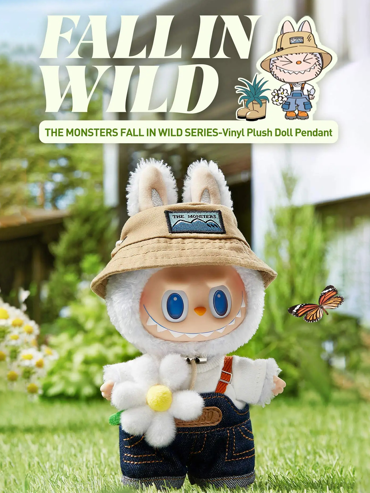 Коллекция плюшевых игрушек THE MONSTERS FALL IN WILD SERIES-Vinyl Plush Doll Pendant