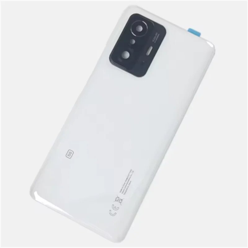 Задняя крышка для Xiaomi 11T Pro White With Lens