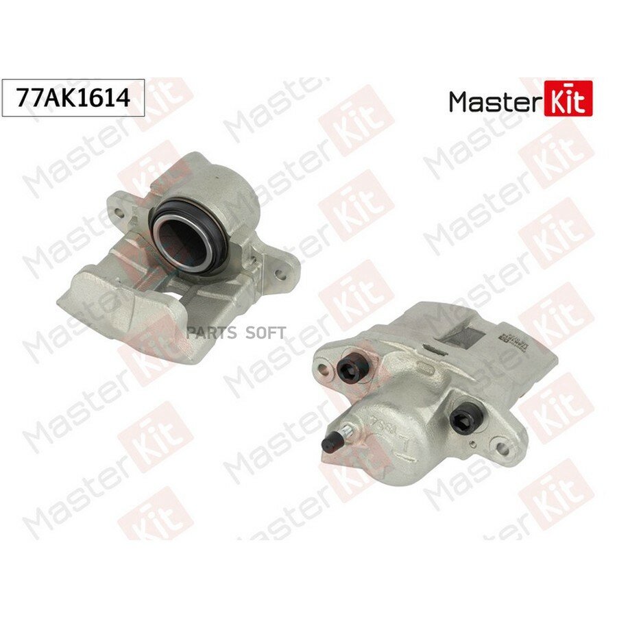 Суппорт тормозной передний левый renault sandero, stepway 2007- MASTERKIT 77AK1614