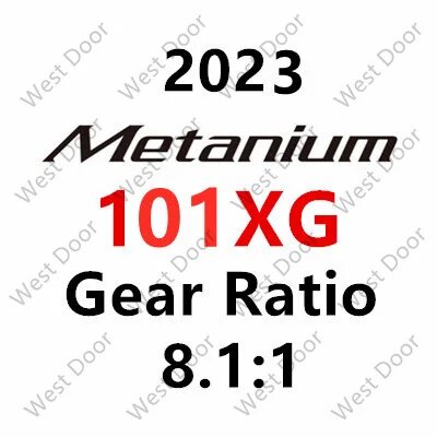 SHIMANO Metanium 2023 101XG, левосторонняя, 8.1:1