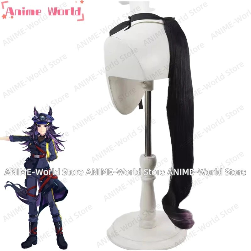 Косплей парик Uma Musume Pretty Derby, черный, Only Tail, L