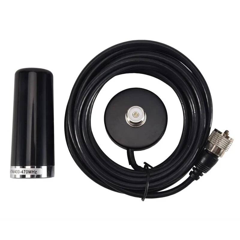 Миниатюрная двухдиапазонная VHF UHF антенна HHN2RS Oppxun с кабелем RG316 длиной 5 м