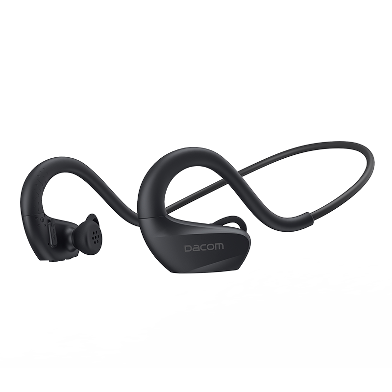 DACOM E60 Наушники с костной передачей Bluetooth IPX7 водонепроницаемые для спорта и бега Темно-черный