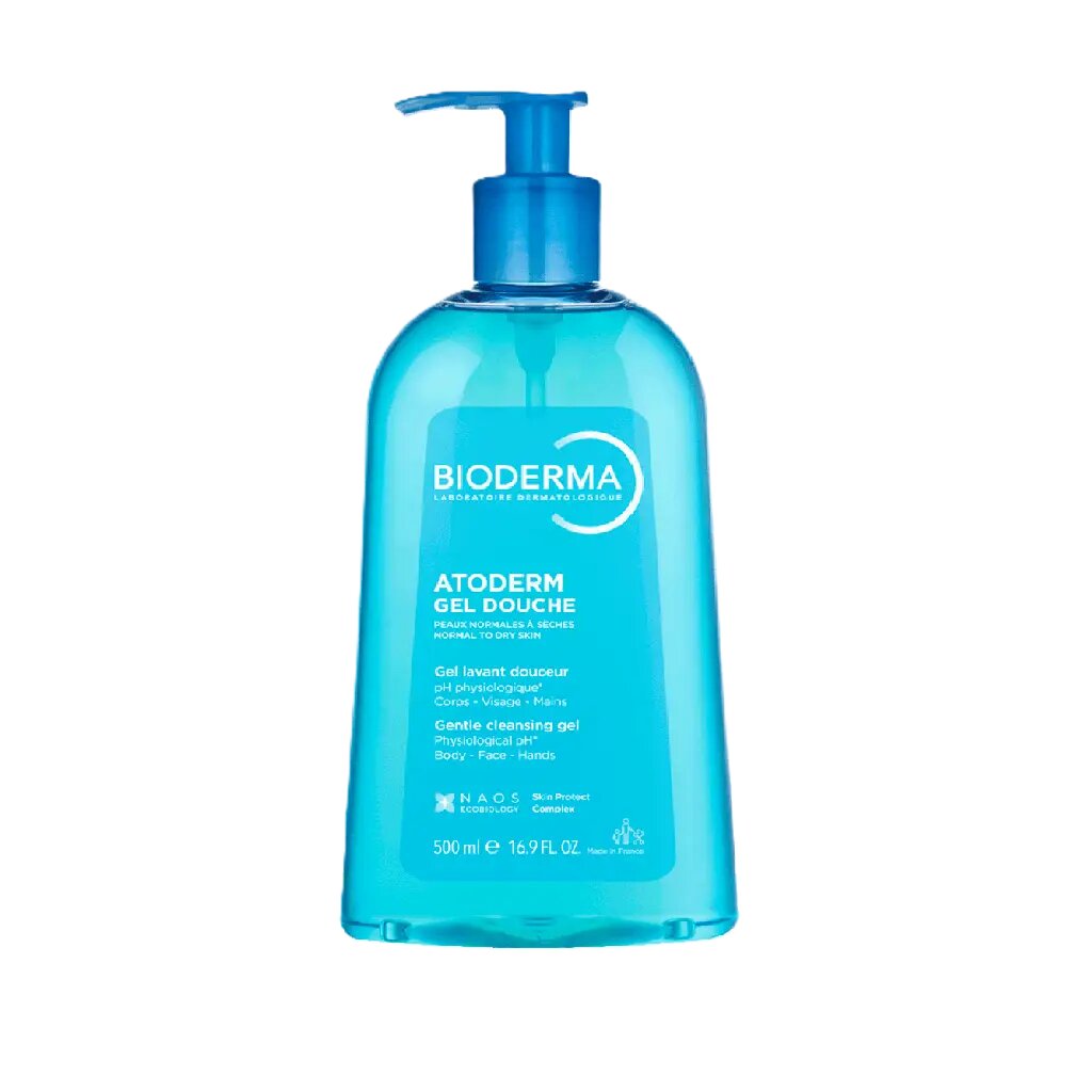 Bioderma Atoderm Мягкий очищающий гель для душа для нормальной сухой и атопичной кожи 500 мл 1 шт