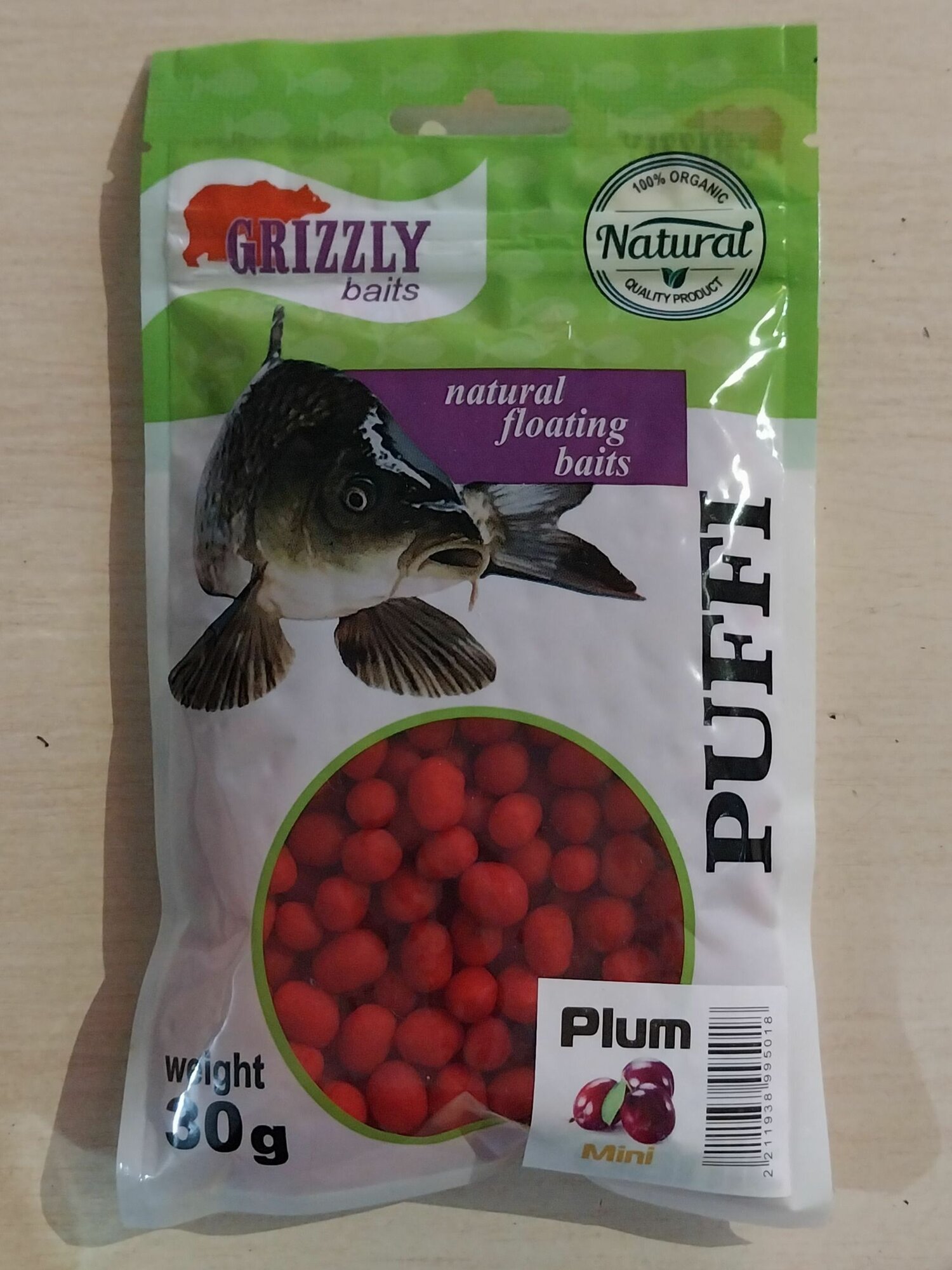 Насадка плавающая Puffi mini 30г слива