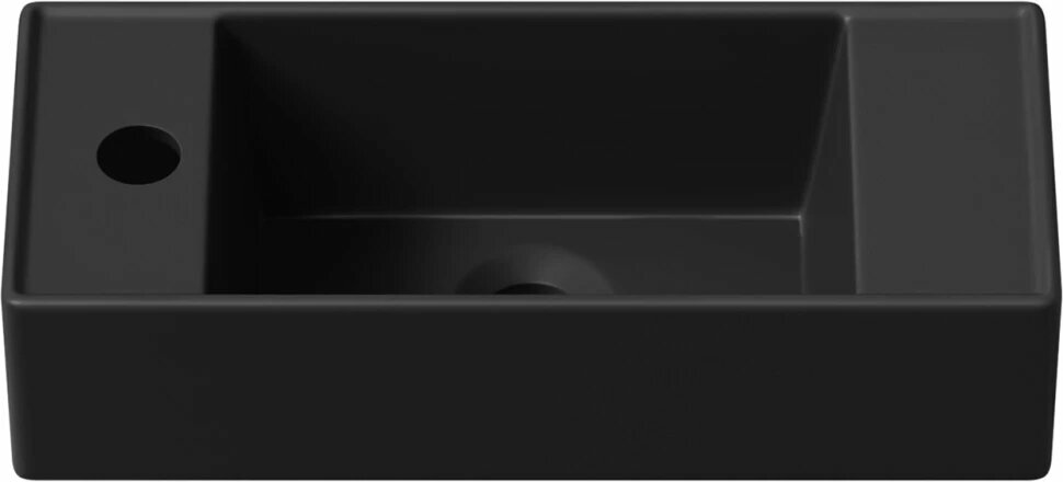Раковина Lavinia Boho Bathroom Sink 33311046 43x18 см L, рукомойник, черный матовый