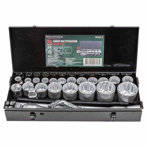 Набор инструментов 26пр. 3/4 (12гр.) Rock FORCE RF682639