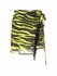 Юбка The Attico Zebra-print skirt, размер OneSize, светло-желтый