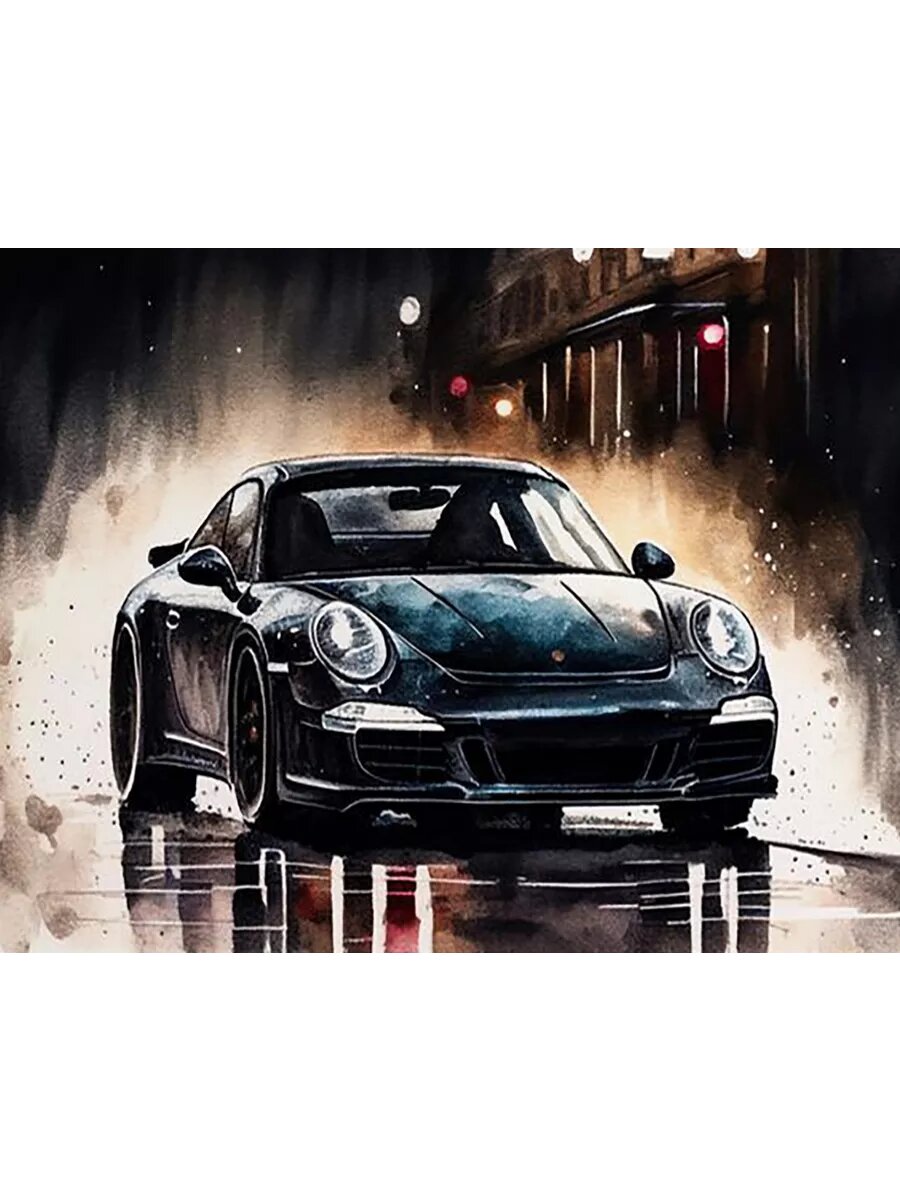 Картина по номерам Porsche 911 GT 3 40х50 см