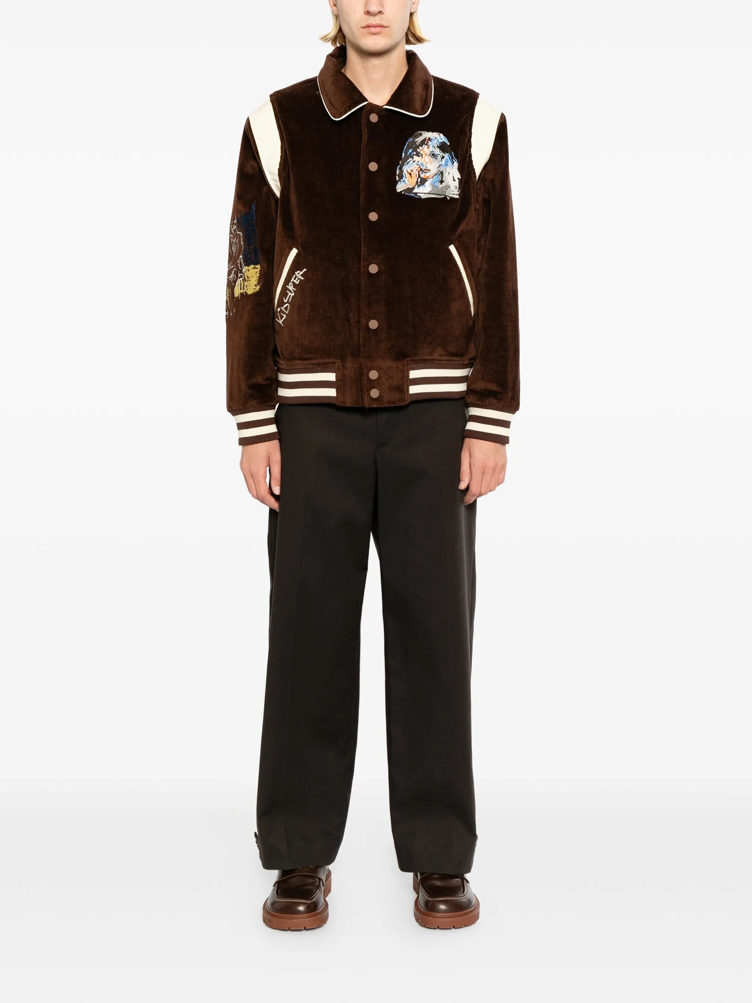Куртка KidSuper Face embroidered jacket, размер 50 — фото 1