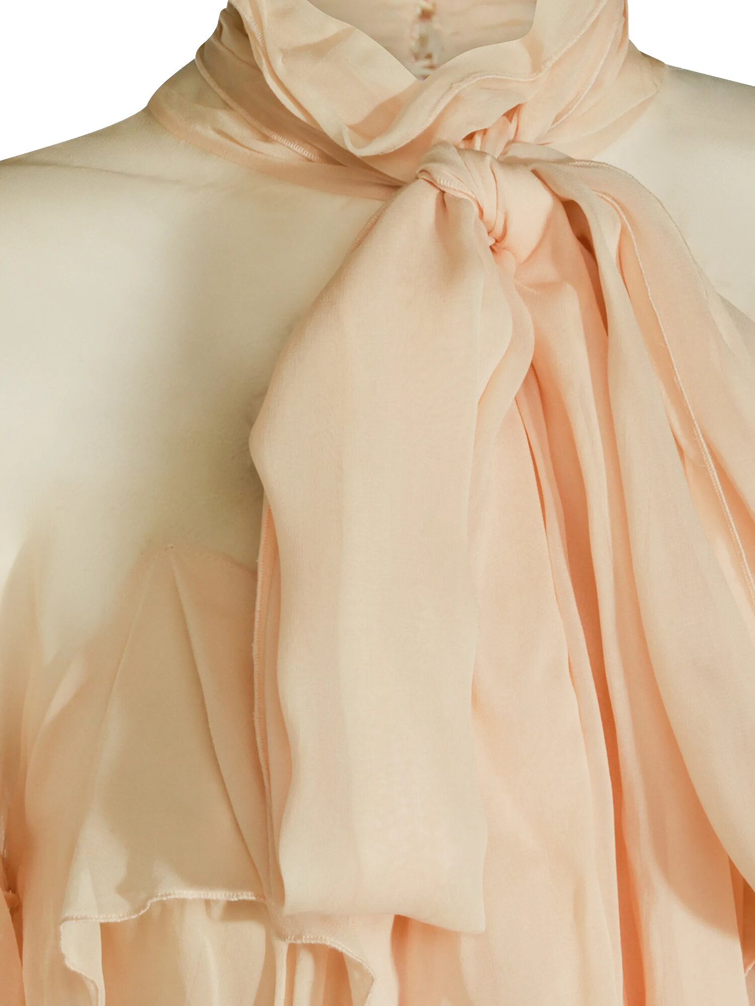 Блуза Blumarine Ruffled asymmetric blouse, размер 38, разноцветный — фото 1