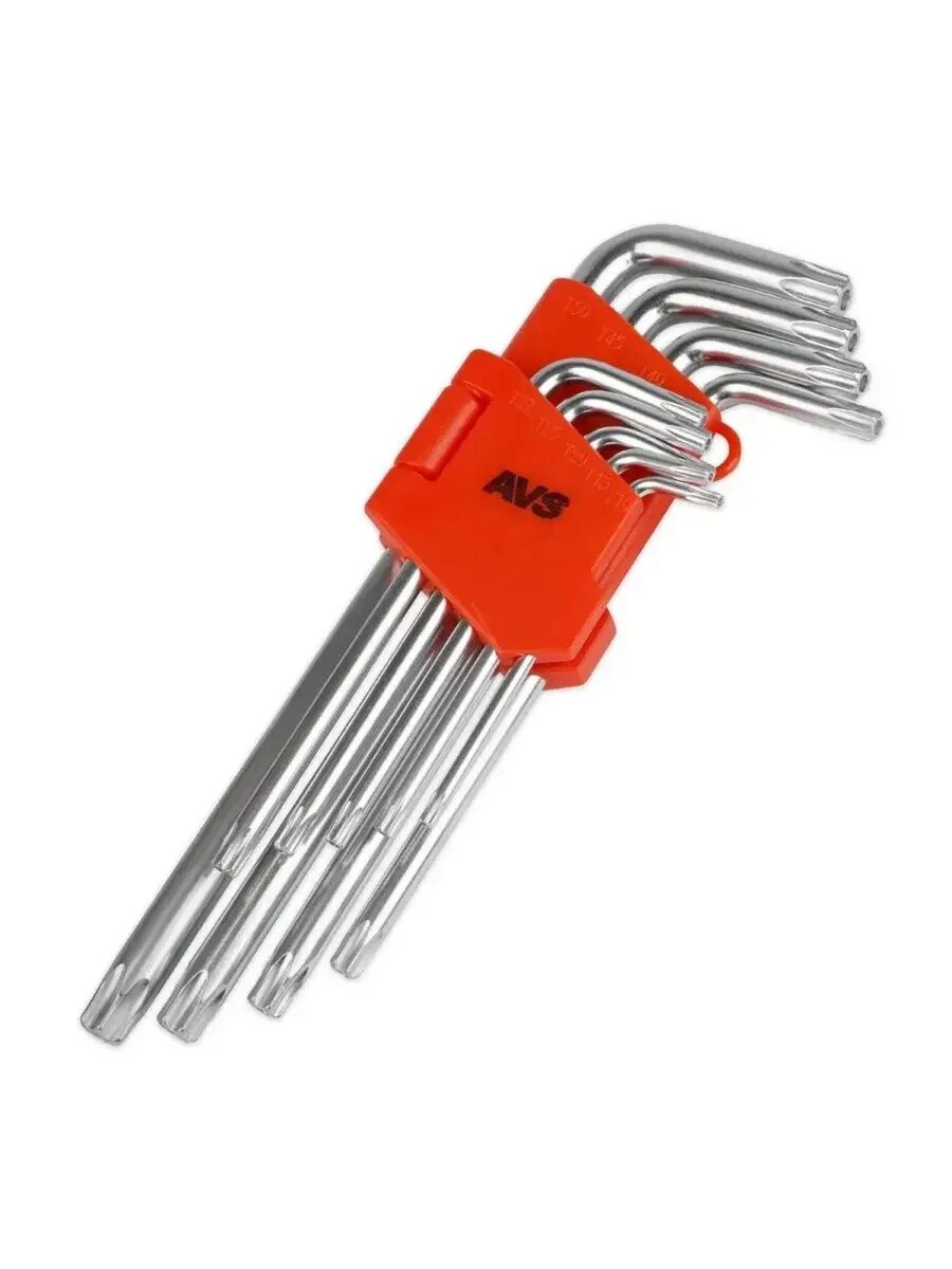 Набор изогнутых торцевых ключей для TORX, 9 шт.