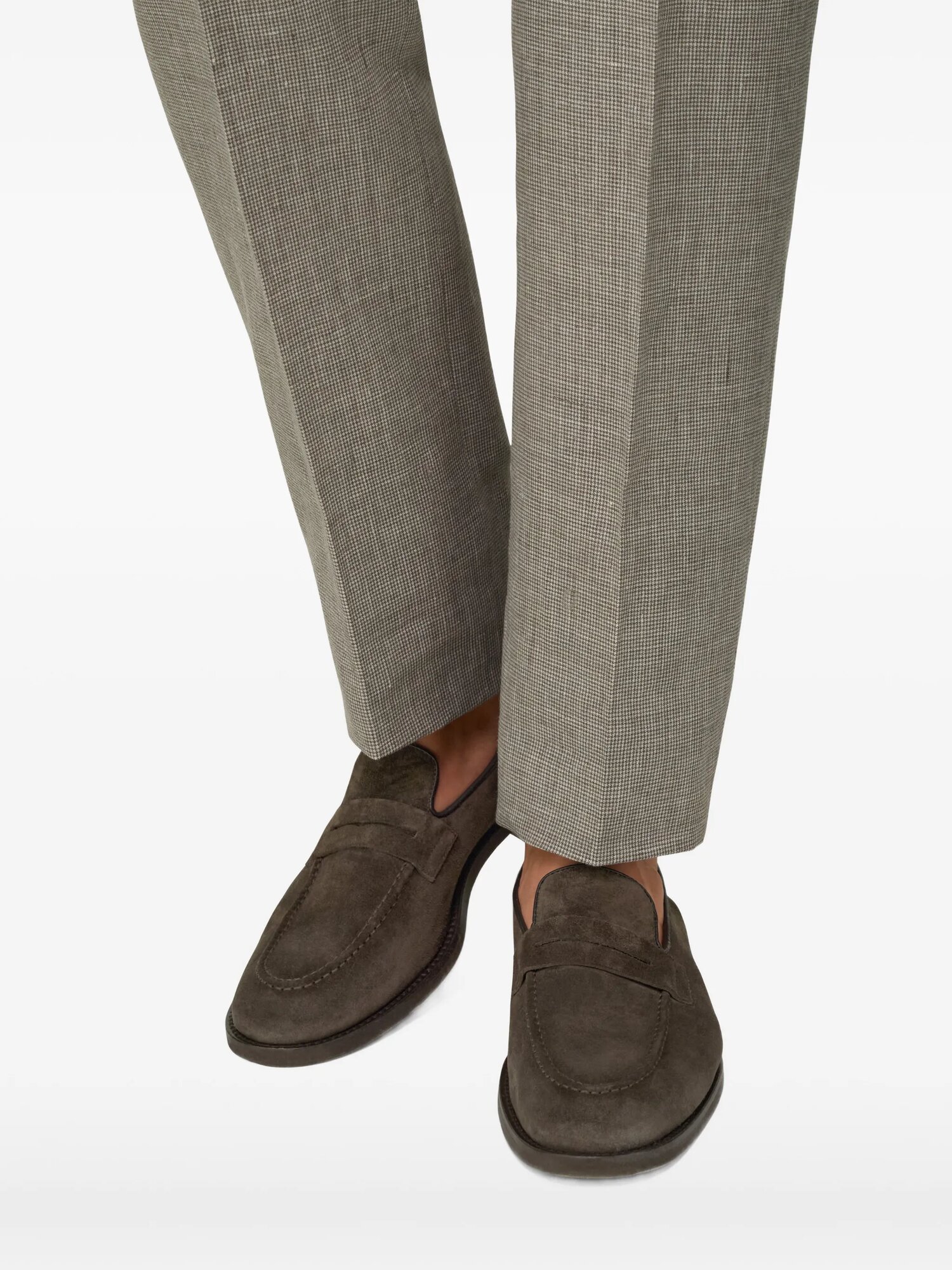 Лоферы Boggi Milano Suede loafers, размер 41, brown — фото 1