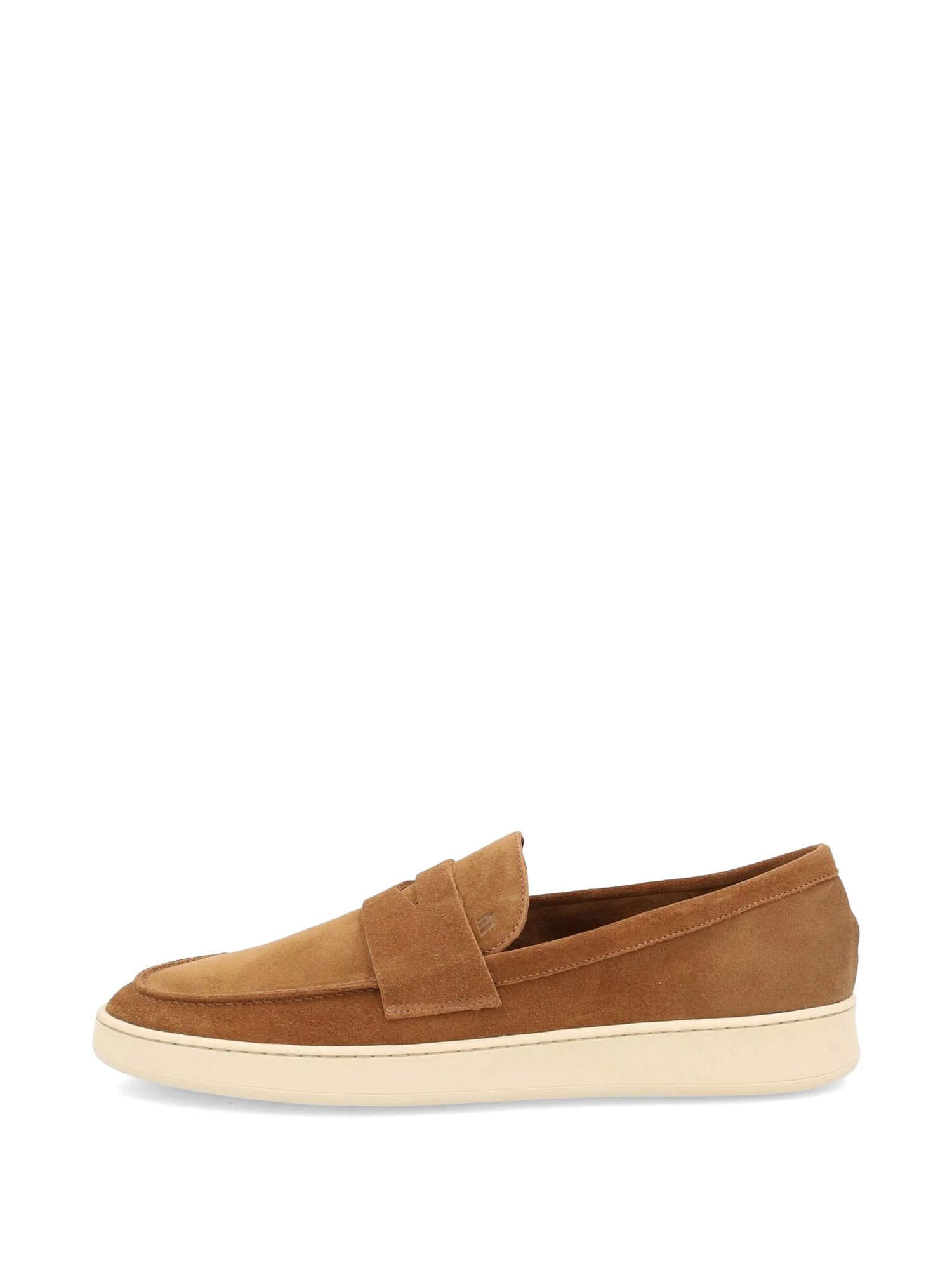 Лоферы Saddle-detail suede loafers