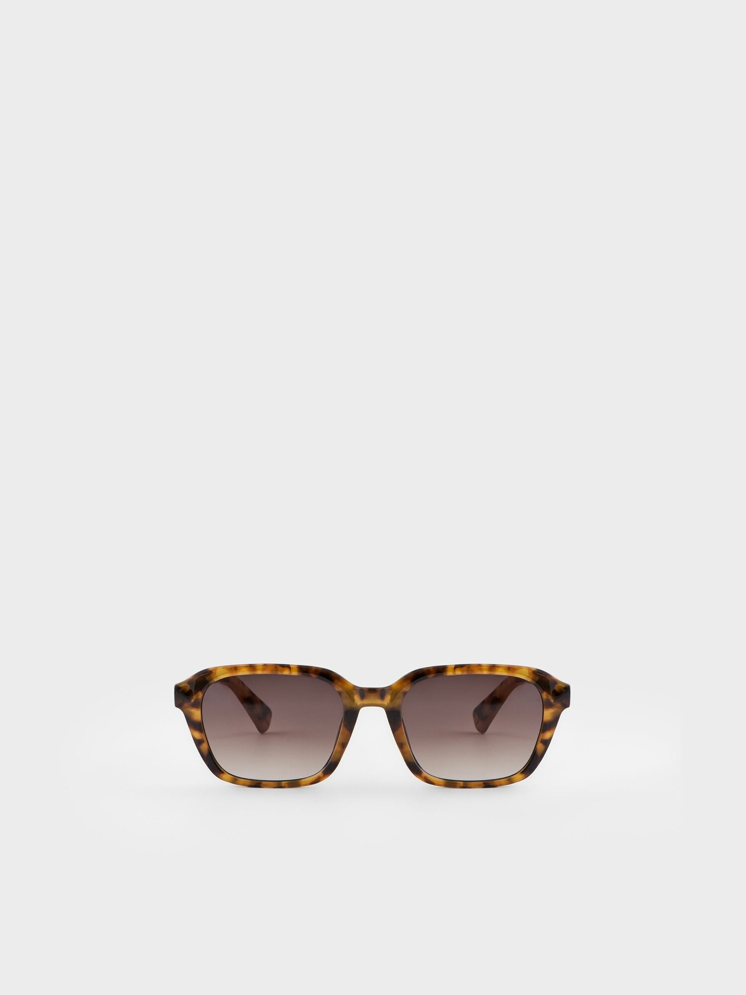 Очки солнцезащитные, пластик, прямоугольные, черепаховые, Eyewear, Kuchenland