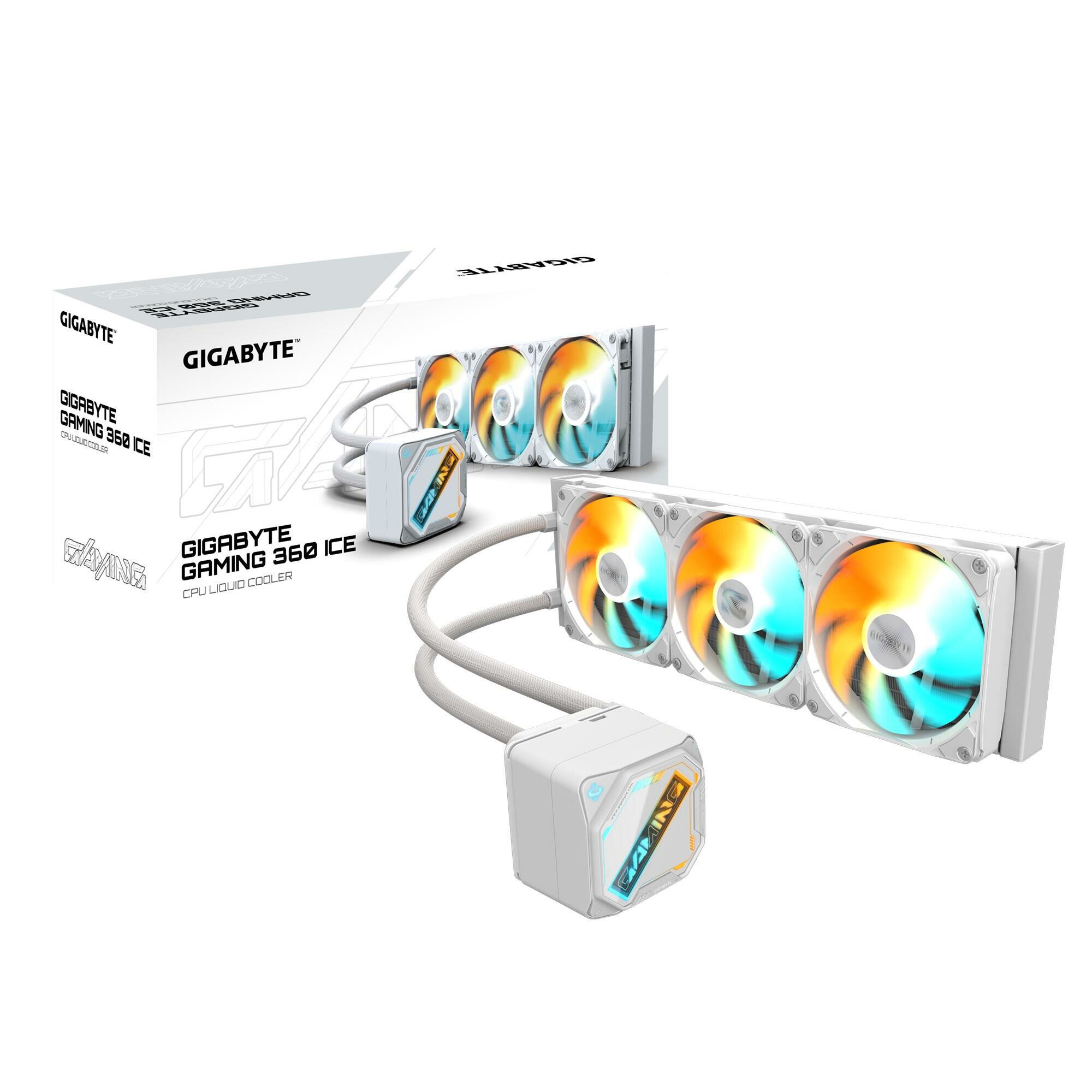 Жидкостная система охлаждения Gigabyte GME 360, Белый (GP-GIGABYTE GME 360I)