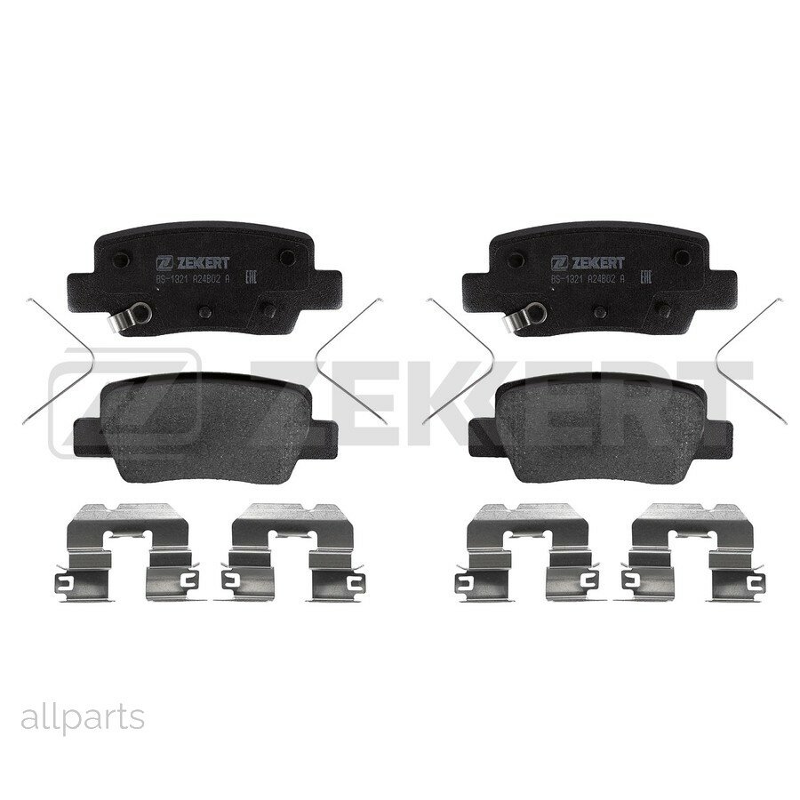 ZEKKERT BS-1321 Колодки тормозные дисковые задн. Hyundai Elantra VII 21- Kia Seltos 19-