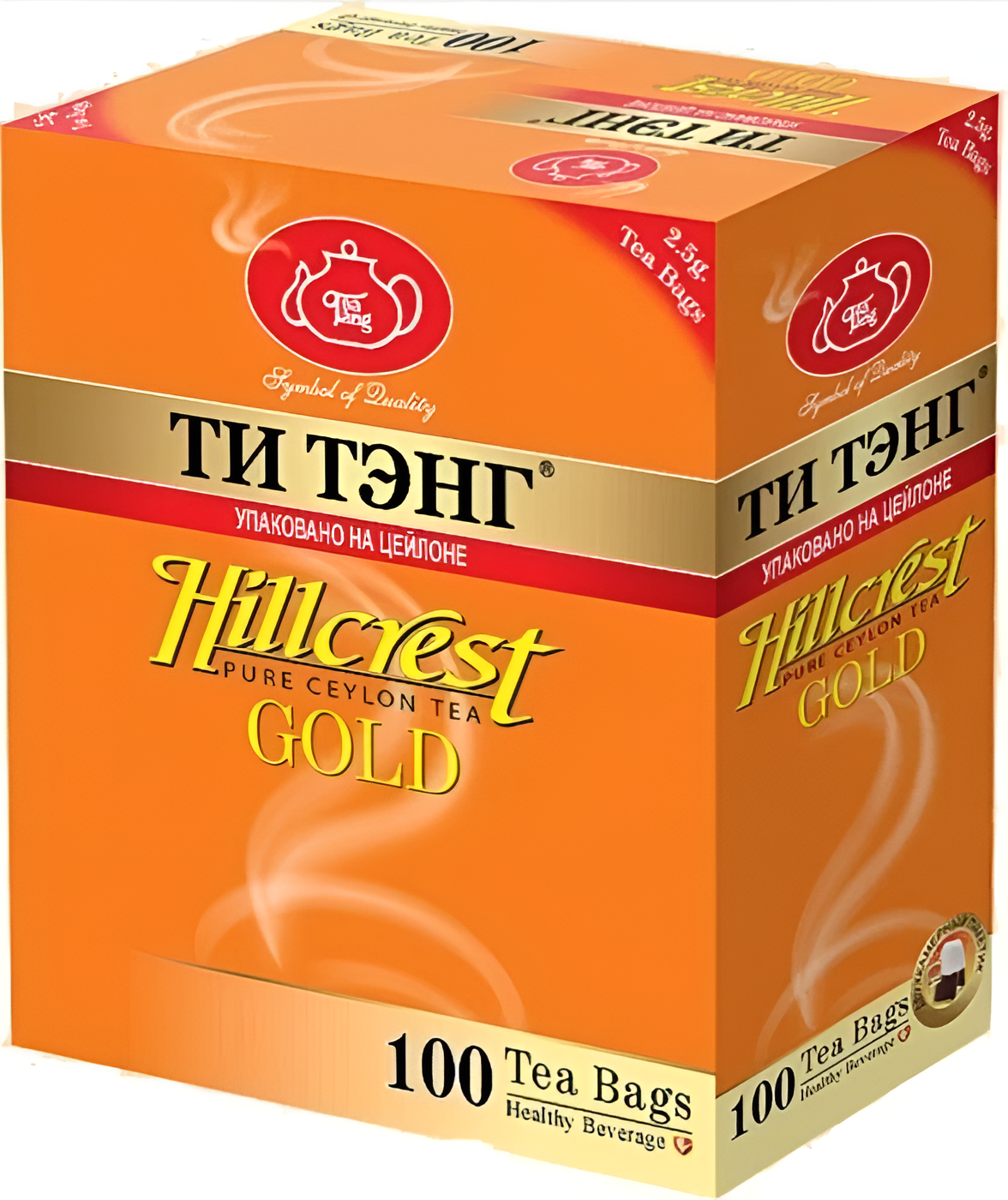 Чай чёрный листовой Ти Тэнг Gold (Золотой), 100 пакетиков, 250 г