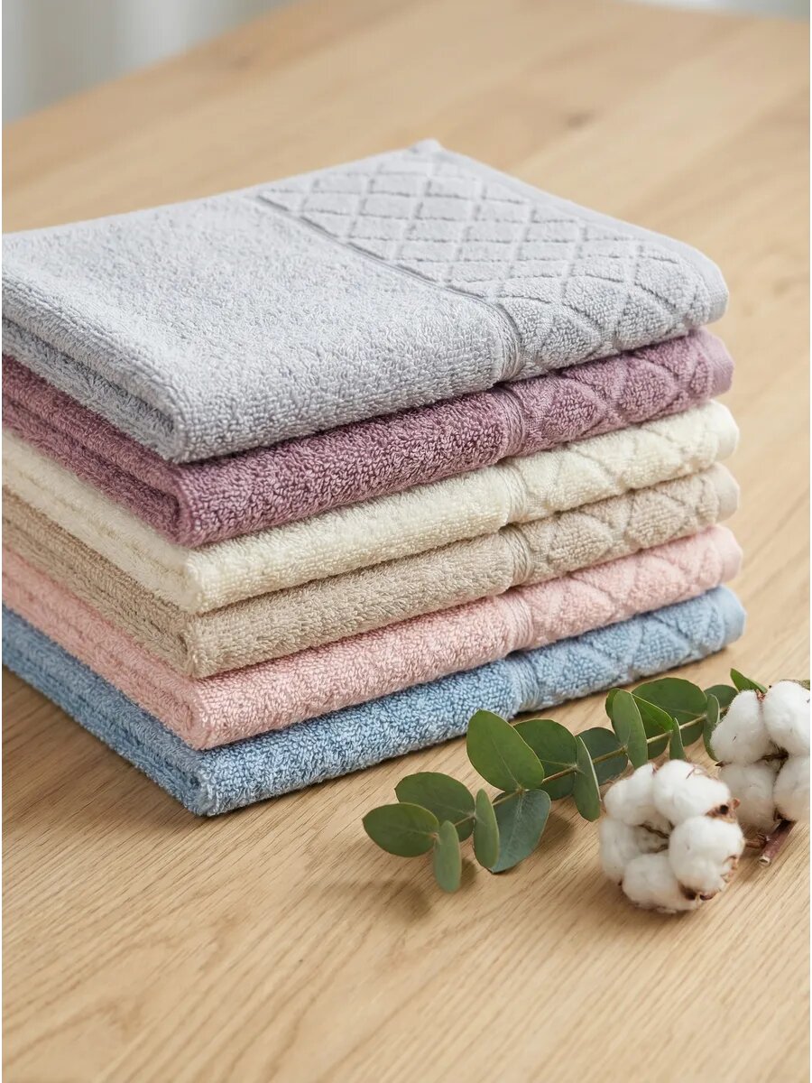 Набор кухонных полотенец Mia Bella Home Textile, хлопок 100%, 6шт