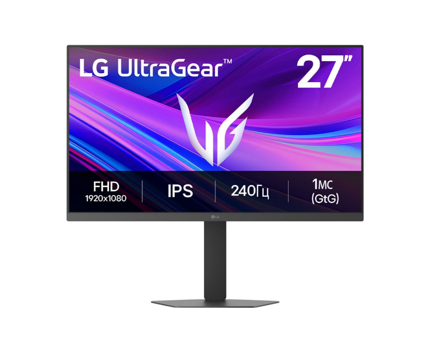 Монитор LG 27" 27G440A-B, 16:9, IPS, FHD, 1ms, 400cd, 240Hz, HDMI, DP, HAS