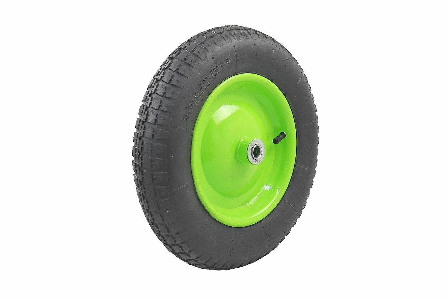 Колесо тачки садовой 8" 3,00/3,25-8" (W13) (под ось 16мм) ступица, подшипник, камера