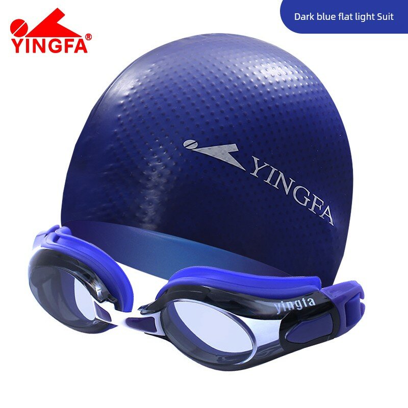 Очки для плавания Yingfa, противотуманные, водонепроницаемые, с гальваническим покрытием, 2800M 2800AF сине-фиолетовый