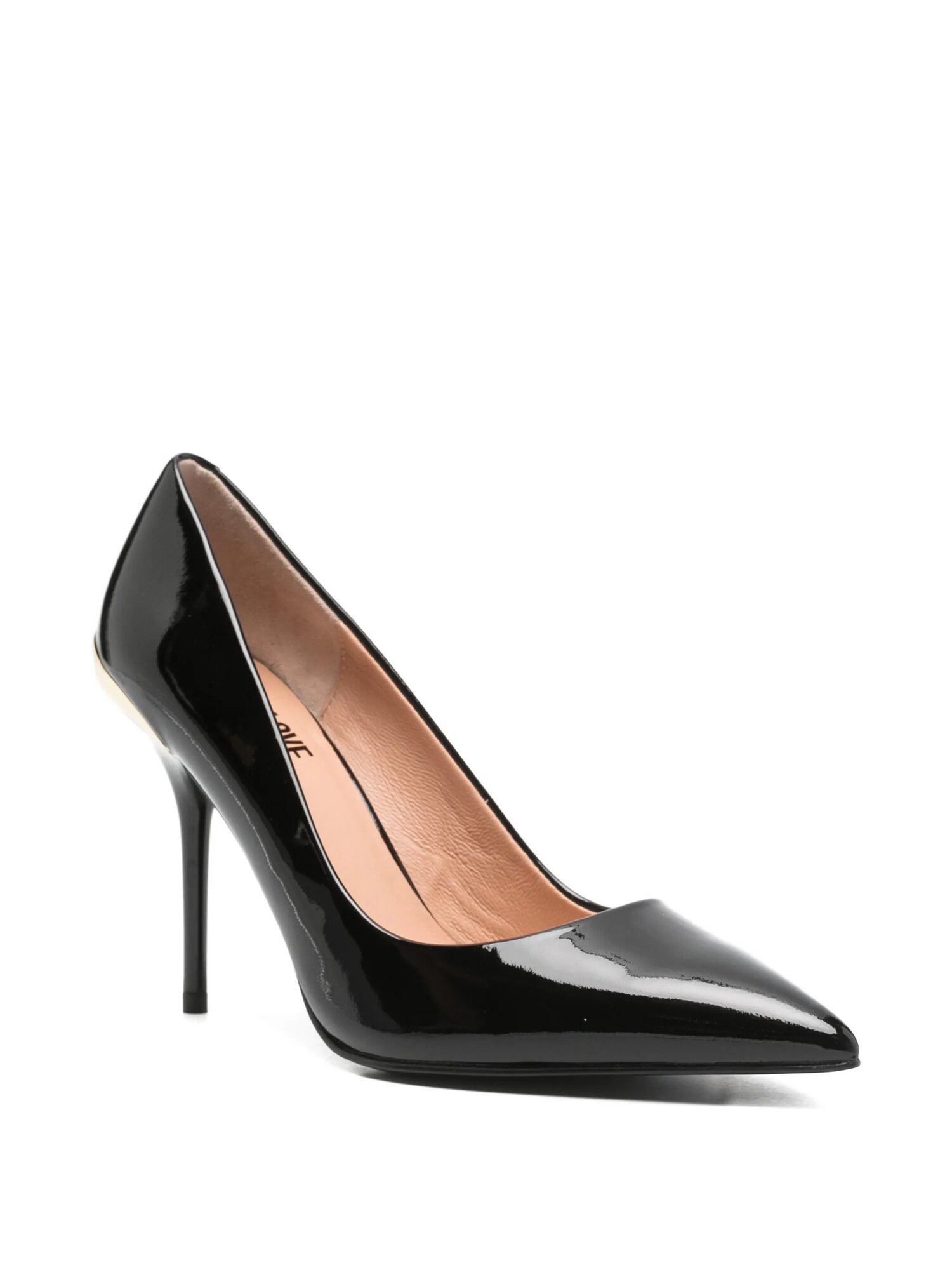 Туфли LOVE MOSCHINO Pointed-toe pumps, размер 35, черный — фото 1