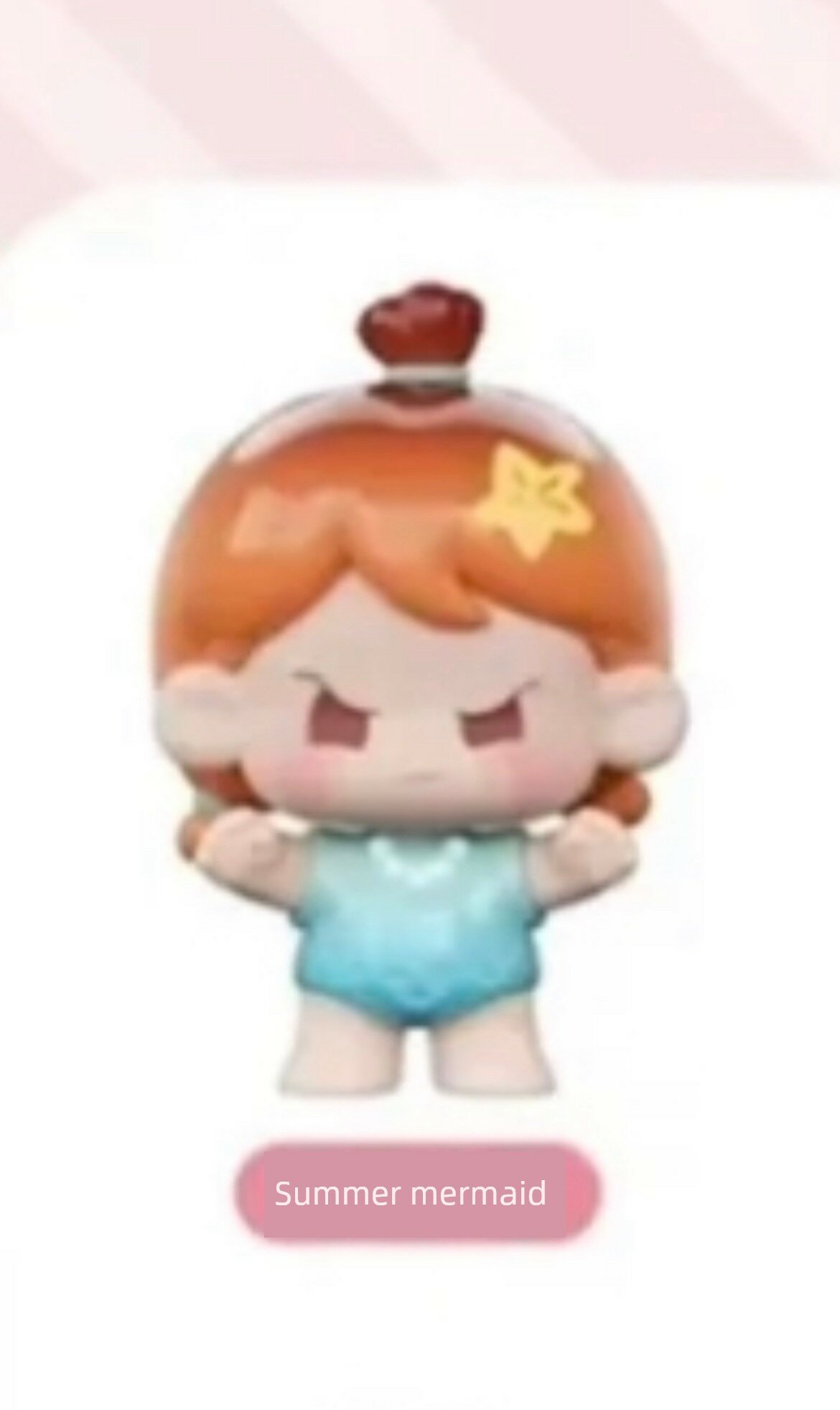 Оригинальная коллекционная фигурка Mingque Yaoyao Eleven Little E Fun Series: милый и трендовый подарок Летняя Русалка