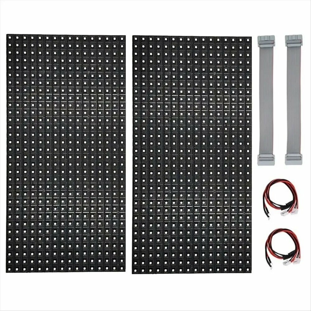 2 шт. полноцветный светодиодный уличный модуль P10 HUB75 SMD3535 32x16 пикселей