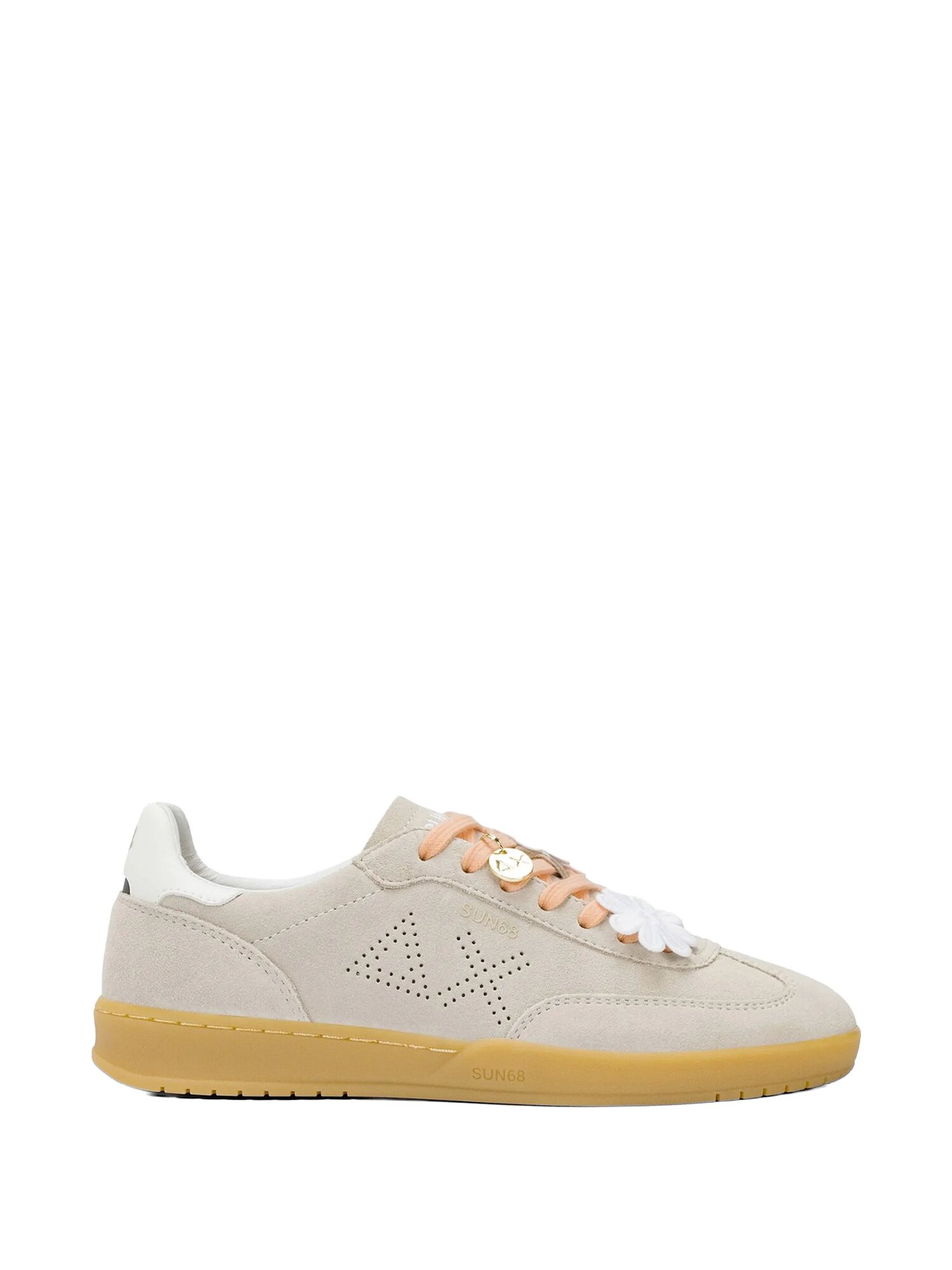 Кроссовки SUN 68 California Sun flower-embellished perforated sneakers