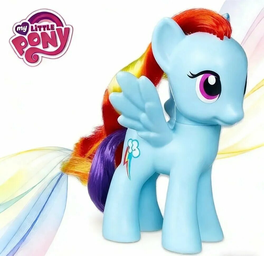 Фигурка мой маленький пони, 8 см, Радуга дэш(RAINBOW DASH)