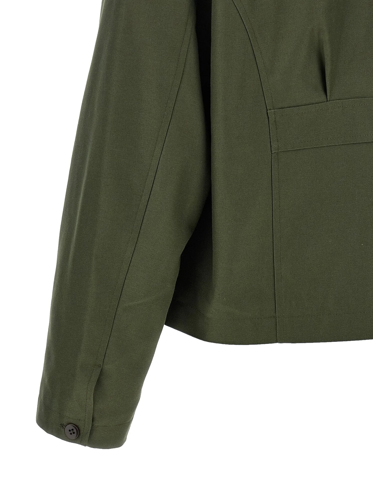 Куртка Second/Layer Lucky Station patch-detail zip-up jacket, размер 48, green — фото 1