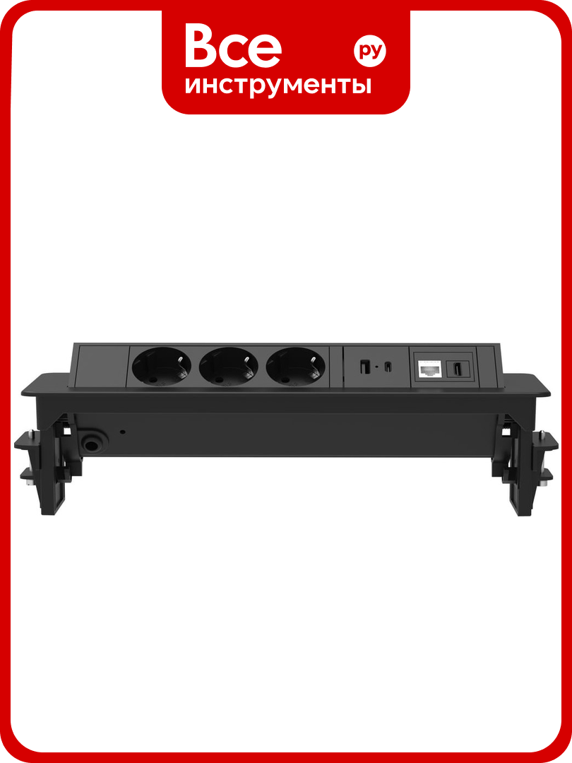 Розеточный блок FABRIKA MVK MVK (черный) G4703-2AC1H1R
