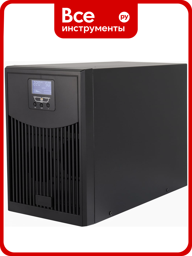 Источник бесперебойного питания Turbosky 2KVA 1306 с чистой синусоидой, дисплеем и байпасом для серверов и компьютеров,