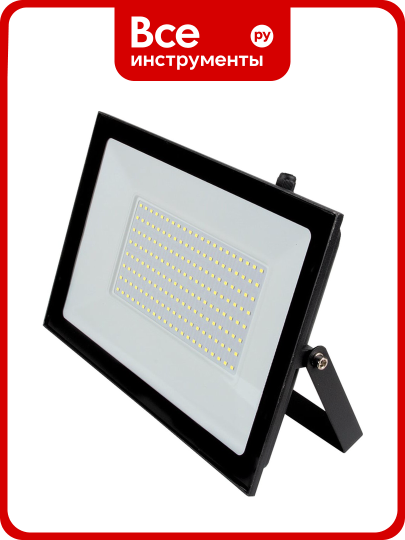 Светодиодный прожектор General Lighting Systems 150Вт 10550Лм 6500К Холодный белый свет IP65 Черный