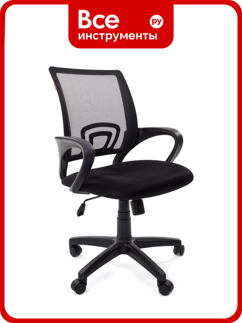 Компьютерное кресло CHAIRMAN 696 TW-01 черный 00-07000799, для работы за компьютером