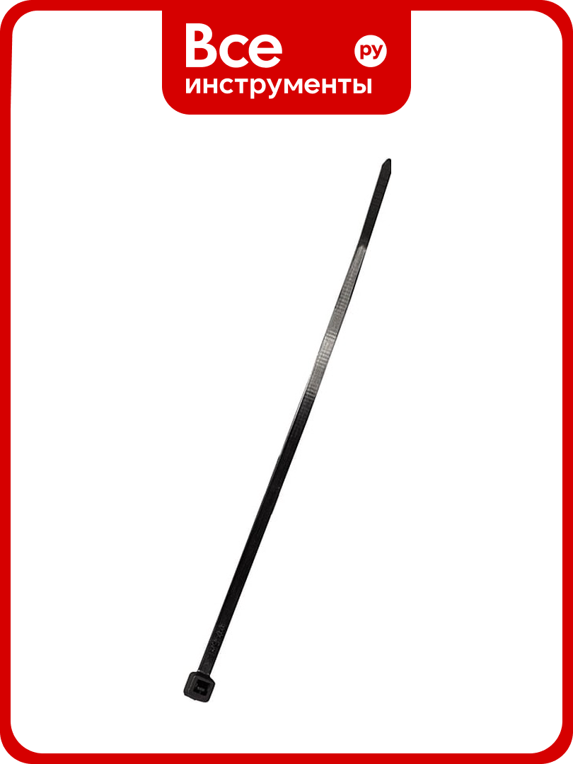 Кабельная стяжка Fischer UBN 4.8×350 из нейлона, черного цвета, устойчивая к ультрафиолету, для наружного монтажа
