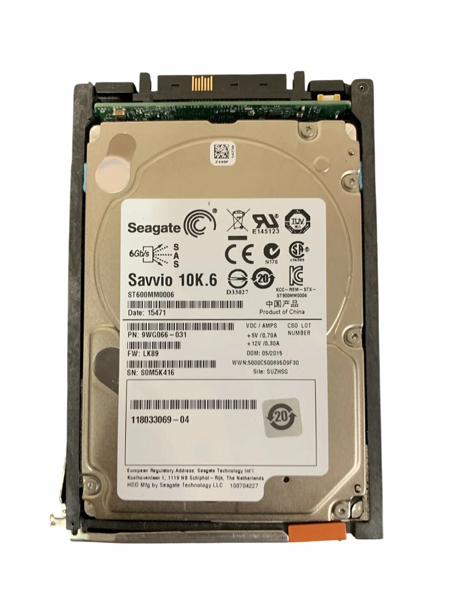Жесткий диск EMC 600Gb 10000 SAS 2.5" HDD 9WG066-031