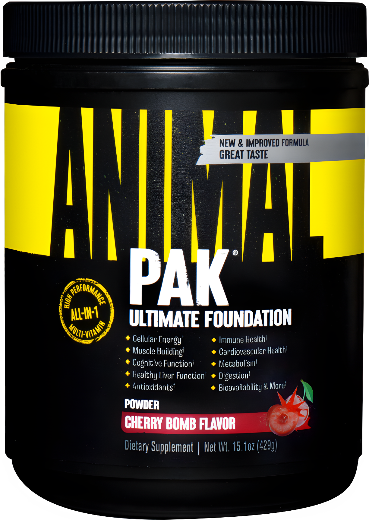 Universal Комплексный мультивитаминный продукт "Вишневая бомба" Animal Pak Powder Cherry Bomb Flavor 200ml