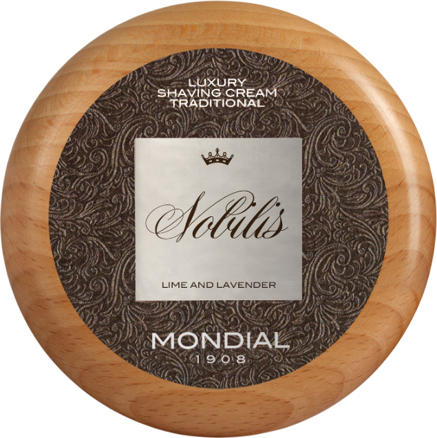 MONDIAL Крем для бритья "Благородный", пластиковая чаша Nobilis Luxury Shaving Cream Traditional Plastic 360g