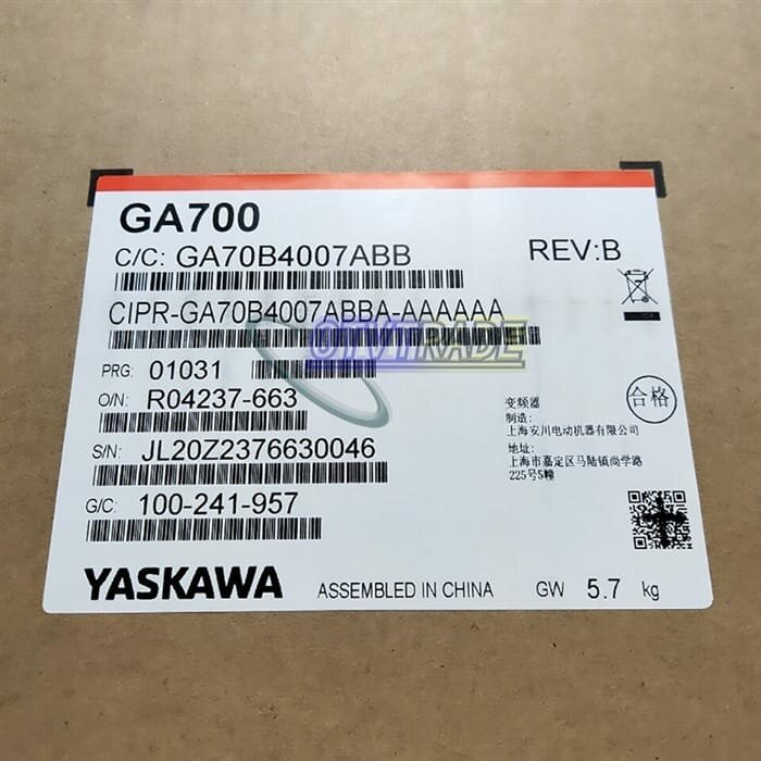 Модуль Yaskawa Inverter CIPR-GA70B4007ABBA-AAAAAA