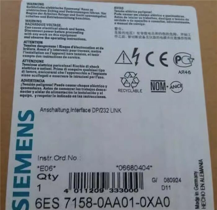 Модуль SIEMENS 6ES7158-0AA01-0XA0 DP/RS 232C LINK Converter